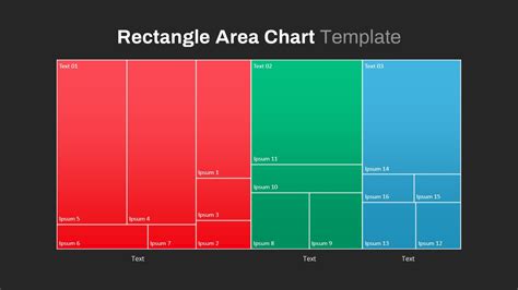 Rectangle Area Chart Template Slidebazaar