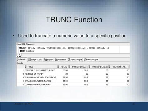 Ppt Oracle 11g Sql Powerpoint Presentation Free Download Id4214895