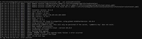 Error In Middle Tier Deployment Ifs Community