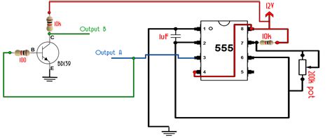 Circuit Diagram Of Inverter Using 555 Timer Circuit Diagram