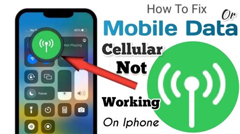 How To Fix Mobil Data Not Working On IPhone Why My Iphone Cellular Mobile Stuck Searchng YouTube