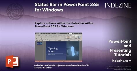 Status Bar In PowerPoint For Windows