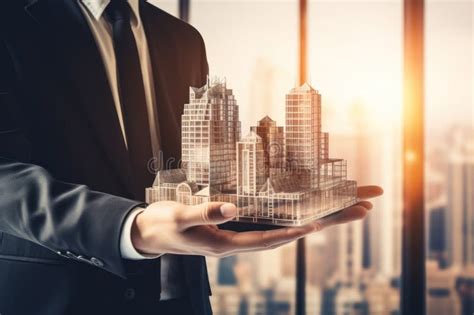 Architects And Engineers Bring Architectural Designs To Life Generated Ai Stock Illustration