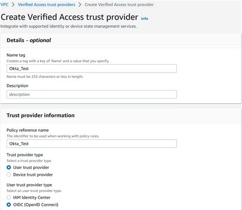 Aws Verified Access Integration With Rd Party Identity Providers Networking Content Delivery