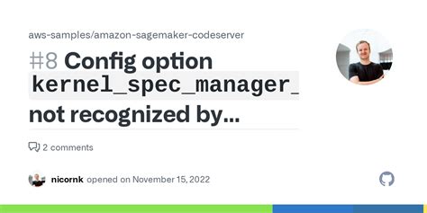 Config Option `kernelspecmanagerclass` Not Recognized By