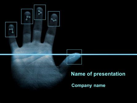 Digital Fingerprinting Presentation Template For PowerPoint Google Slides And Keynote PPT Star