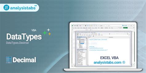 Vba Decimal Data Type Explained With Examples