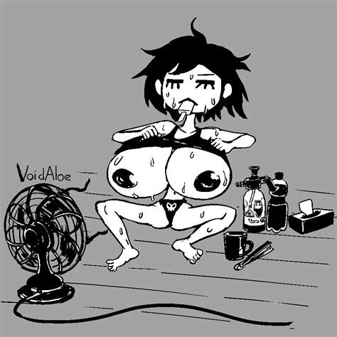 Rule 34 1girls Breasts Eyelashes Fan Female Huge Breasts Panties Sweat Sweaty Body Sweaty