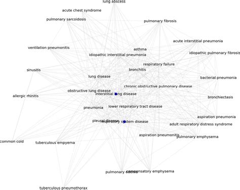 Respiratory System Community Diseases Blue Nodes Indicates Comorbid Download Scientific