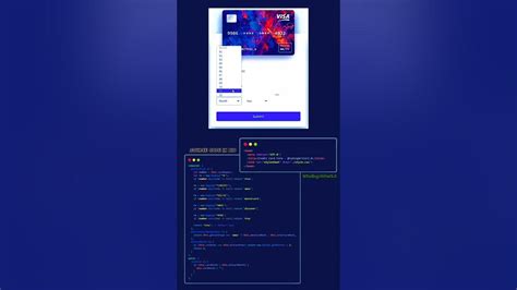 📌credit Card Using Html Css Js 💳 Source Code In Comment Youtube