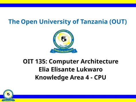 Part Four The Cpu Architecture In Pptx