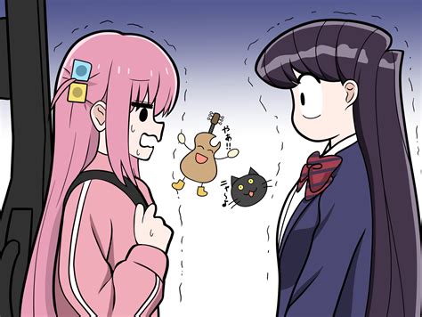 Gotoh Hitori Komi Shouko And Gitao Bocchi The Rock And More Drawn By Siguren Danbooru