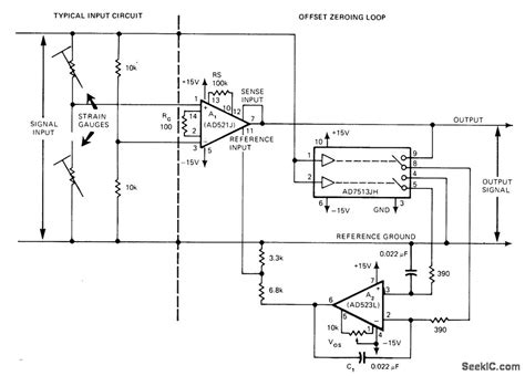Automatic Nulling Led And Light Circuit Circuit Diagram
