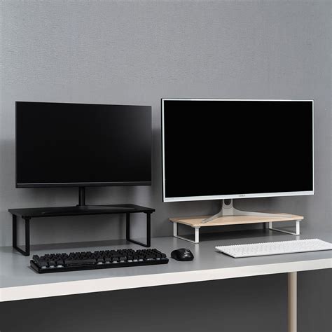 싱글 모니터받침대 데스크정리 거치대 모니터 선반