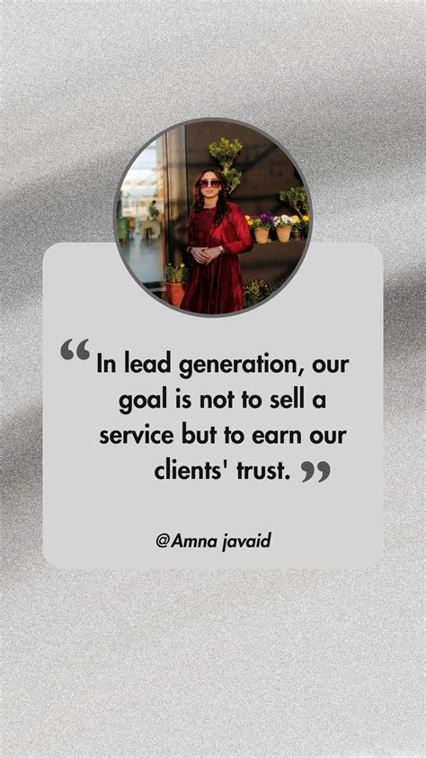 Amna Javaid On Linkedin Leadgeneration Clienttrust Relationshipbuilding Integrity