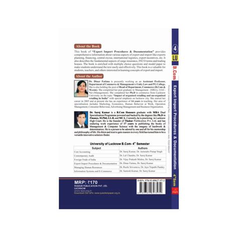 Export Import Procedures And Documentation