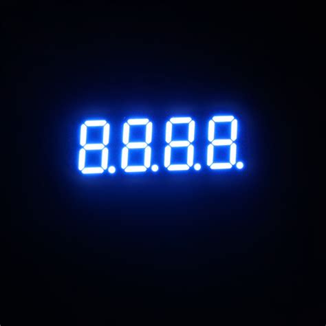 OEM Inch Digit Segment Led Display White Color Customized Factory Supplier Manufacturer