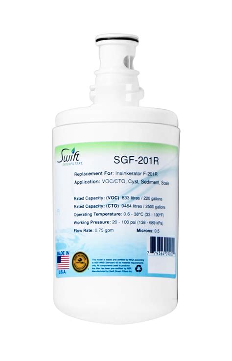 Swift Green Filters Sgf 201r Replacement Water Filter For Insinkerator