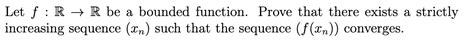 solved let f r → r be a bounded function prove that there