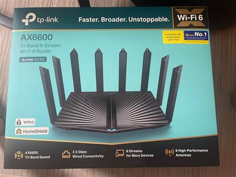 Tp Link Wifi Router Ax6600 Tv And Home Appliances Tv And Entertainment Entertainment Systems