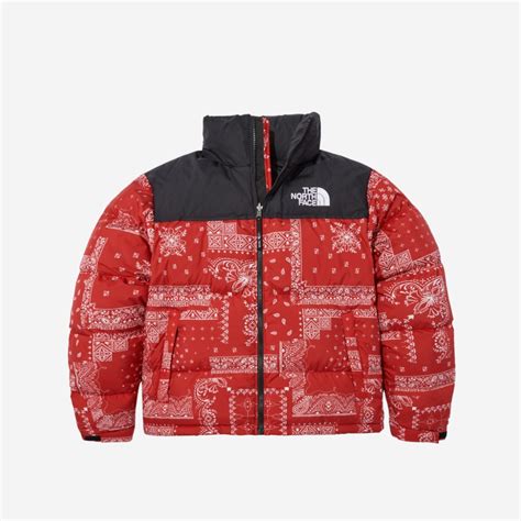 노스페이스 1996 노벨티 눕시 자켓 리오 레드 The North Face Kream
