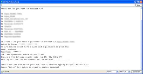 Getting Started with the Arduino Yún Rev Arduino