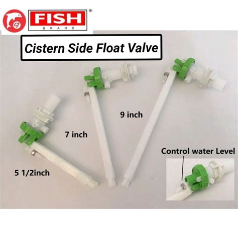 Inch High Quality Fish Brand Cistern Side Inlet Float Valve For Cistern Universal