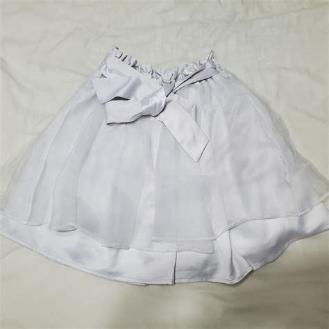 Ank Rouge Layered Apron Style White Skirt 🤍 Super Depop