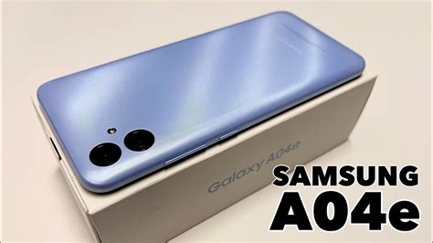 Unboxing Samsung Galaxy A04e Blue Asmr Youtube