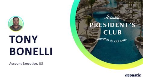 Anthony Bonelli On Linkedin Acoustic Presidentclub Success