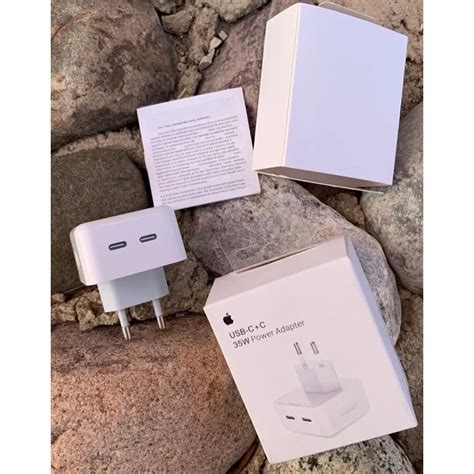 Адаптер за контакт 220v с 2 Usb Type C порта 35w бял Emag Bg