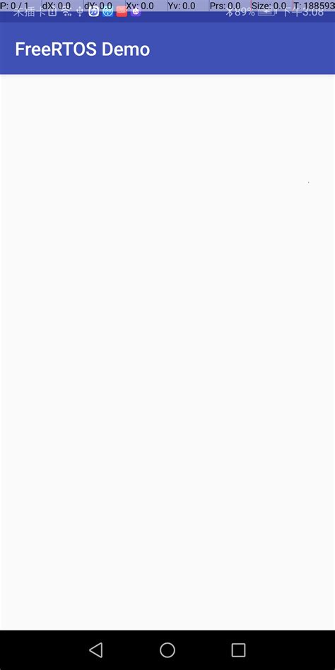 Blank Screen For A While When Opening The Freertos Demo Android App If