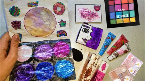 БУМАЖНАЯ КОСМЕТИКА💄 РАСПАКОВКА СЮРПРИЗОВ КАК СДЕЛАТЬ СВОИМИ РУКАМИ ПАЛЕТКА ТЕНЕЙ Youtube
