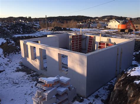 Polystyrene Lego Blocks Ravnanger House Project