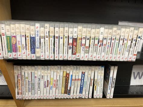 Our Librarys Video Game Section Rvideogames