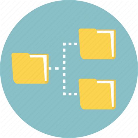 Connection Data Data Storage Database Folder Network Server Icon