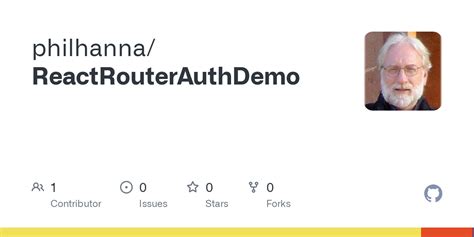 GitHub Philhanna ReactRouterAuthDemo