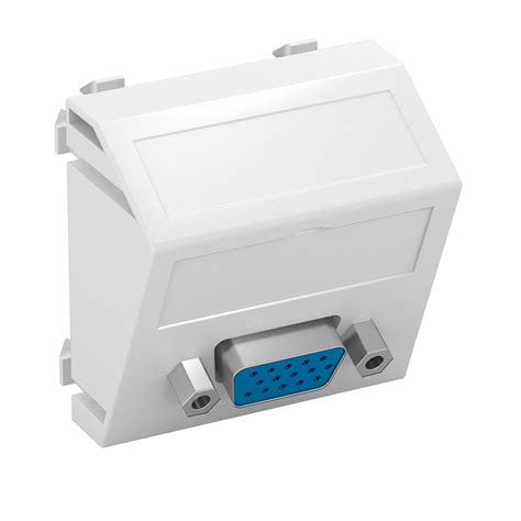 Vga Connection 1 Module Slanting Outlet As Screw Connection Pure