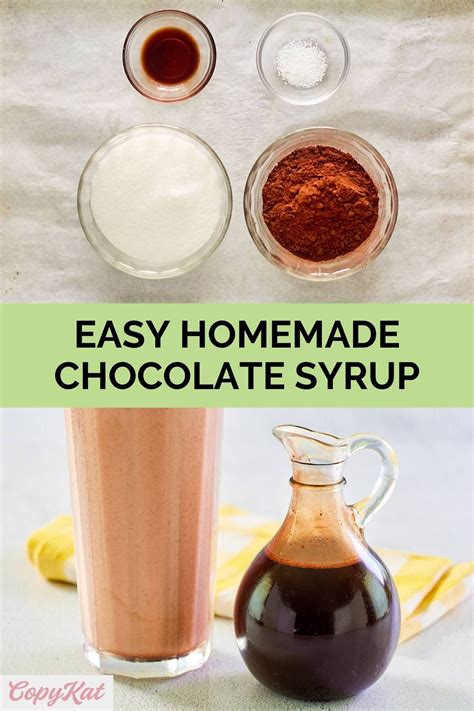 Homemade Chocolate Milk Syrup Artofit