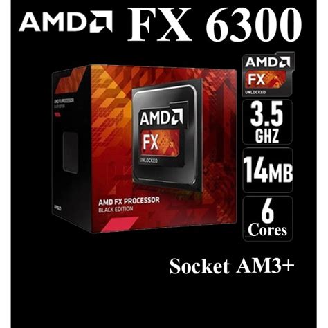CPU AMD FX 6300 Socket AM3 มอสอง พรอมสง สงเรวมาก แถมซลโคนหลอด พรอมไมทา