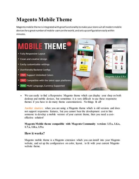 Magento Mobile Theme Pdf
