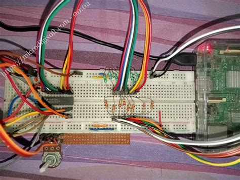 Adc With Raspberry Pi3 Using Adc0804 Module
