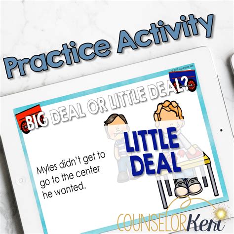 Size Of The Problem Activity Classroom Guidance Lesson How Big Is The Counselor Keri