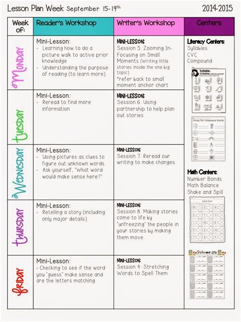 Miss Nguyen S Class Peek At My Week Sept Th