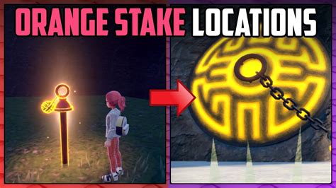 All Orange Stake Locations Pokémon Scarlet And Violet Unlock Legendary