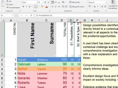 Aqa Gcse Design And Technology 9 1 Nea Marksheet Teaching Resources