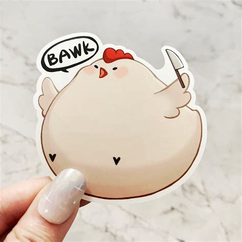 【diecut】chicken Bawk Egguino
