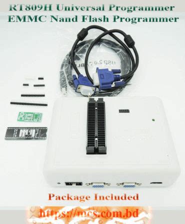 RT H EMMC NAND FLASH Universal Programmer MCS