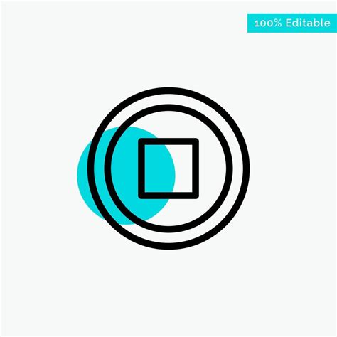 Basic Interface User Turquoise Highlight Circle Point Vector Icon 14764230 Vector Art At Vecteezy