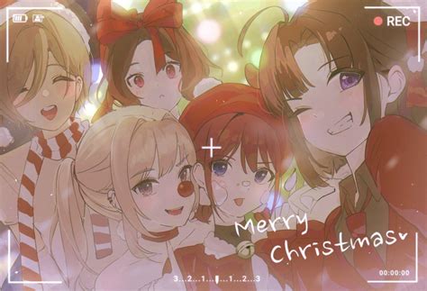 Safebooru 5girls Ahoge Awa Subaru Bell Black Hair Bow Brown Hair